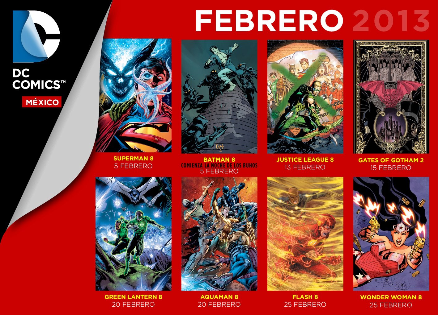 Checklist Febrero DC Comics Mexico – Editorial Televisa | ¡FORWARDEANDO ...